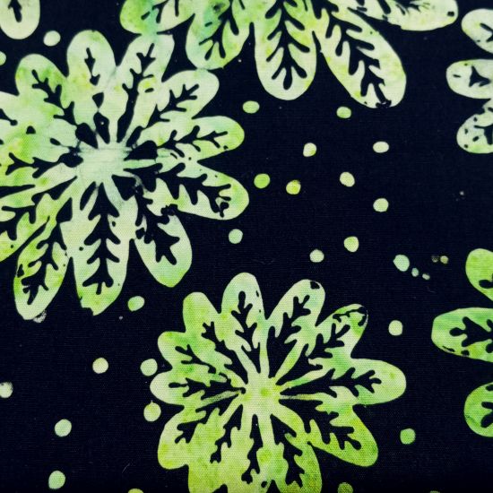 Lime Green Floral Arrows – Wacky Jacky's Textiles