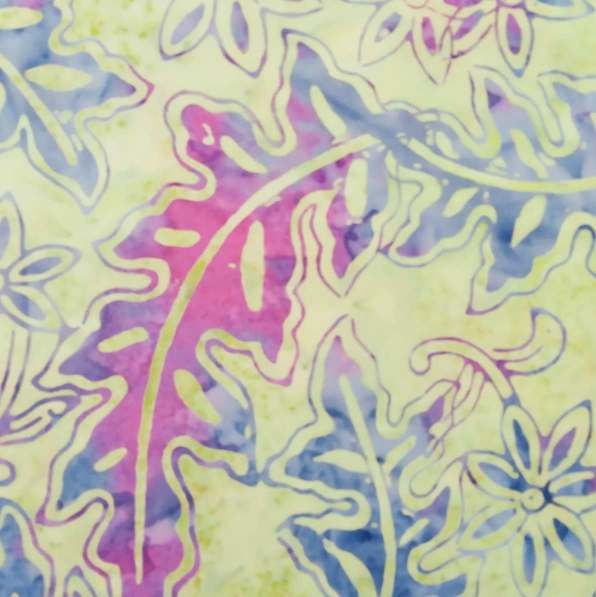 Cream and Colourful Batik – Wacky Jacky's Textiles